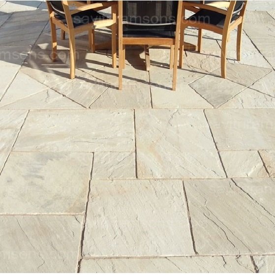 Sandstone Beige Natur. Belægning til terrasse og have